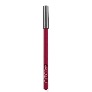 Palladio Lip Liner Pencil, Wooden, Firm yet Smooth, Perfectly Outlined Lips, Hydrating, Moisturizing, Rich Pigmented Color, Long Lasting, Pink Frost