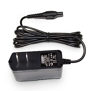 HQRP AC Adapter Power Cord Charger Works with Philips Norelco HQ8505 HQ-8505 272217190075 S3310 CRP136 BT9285 Replacement Plus Cleaning Brush