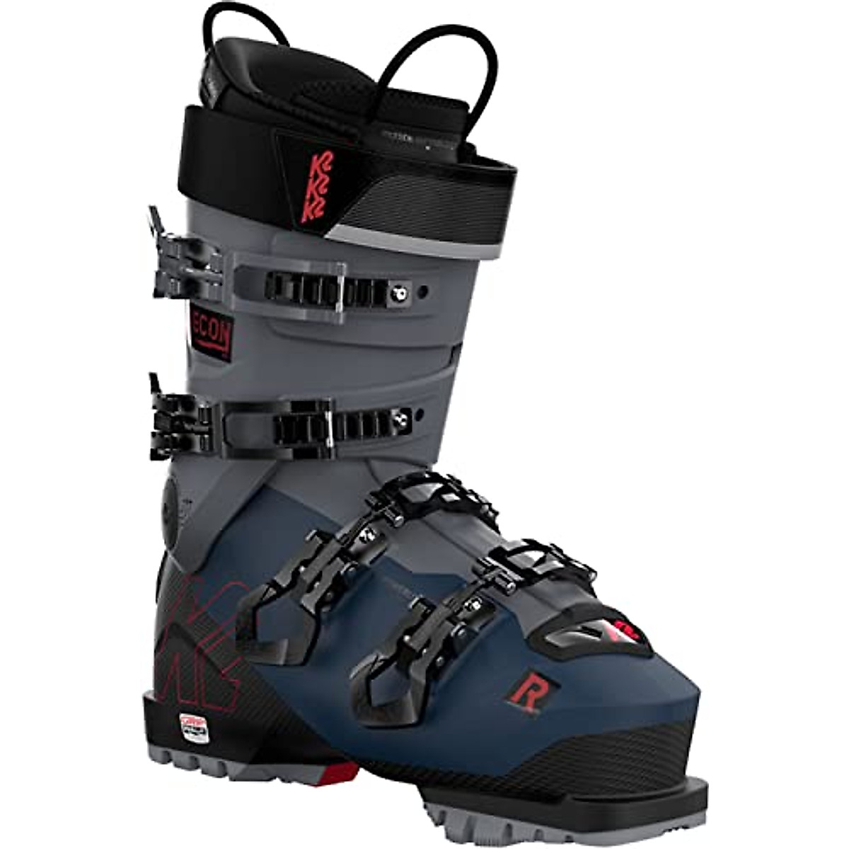 K2 Recon 100 MV Mens Ski Boots Blue/Grey 11.5 (29.5)