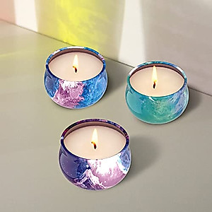 Amastika Scented Candles Gift Set Small 2.2oz Soy Wax Aromatherapy Candles for Women, Party, Spa, 9 Packs