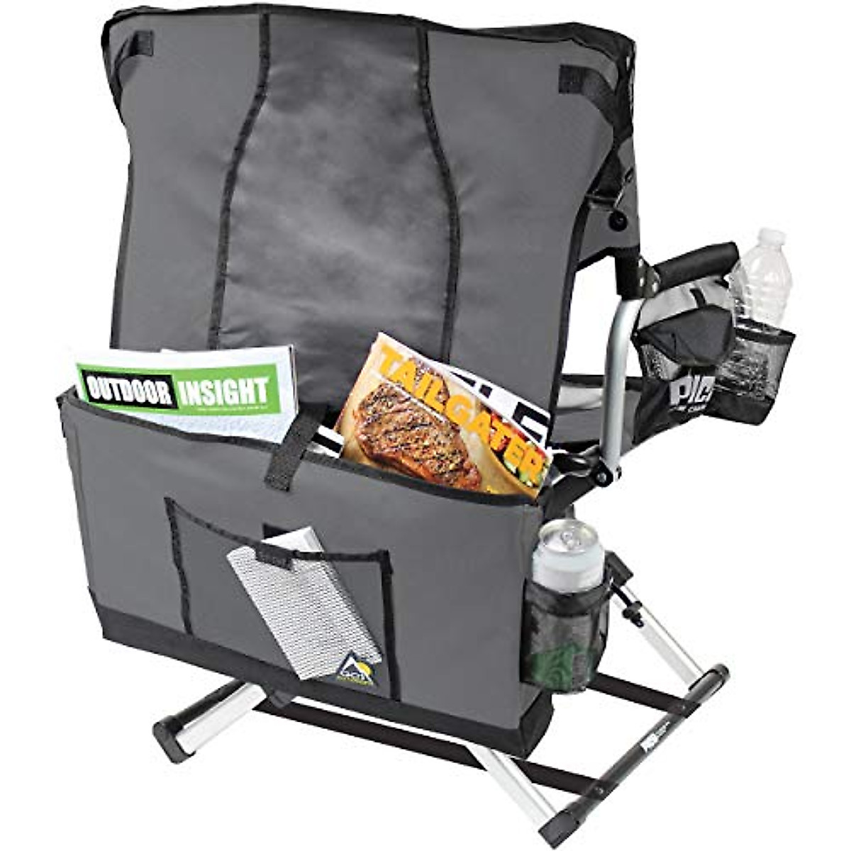 GCI Outdoor Pico Arm Chair Outdoor Folding Camping Chair With Carry Bag
