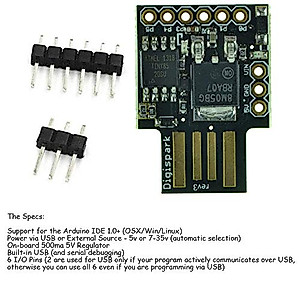 WSDMAVIS 2 Pcs General Digispark Kickstarter ATTINY85 Micro USB Development Board for Arduino