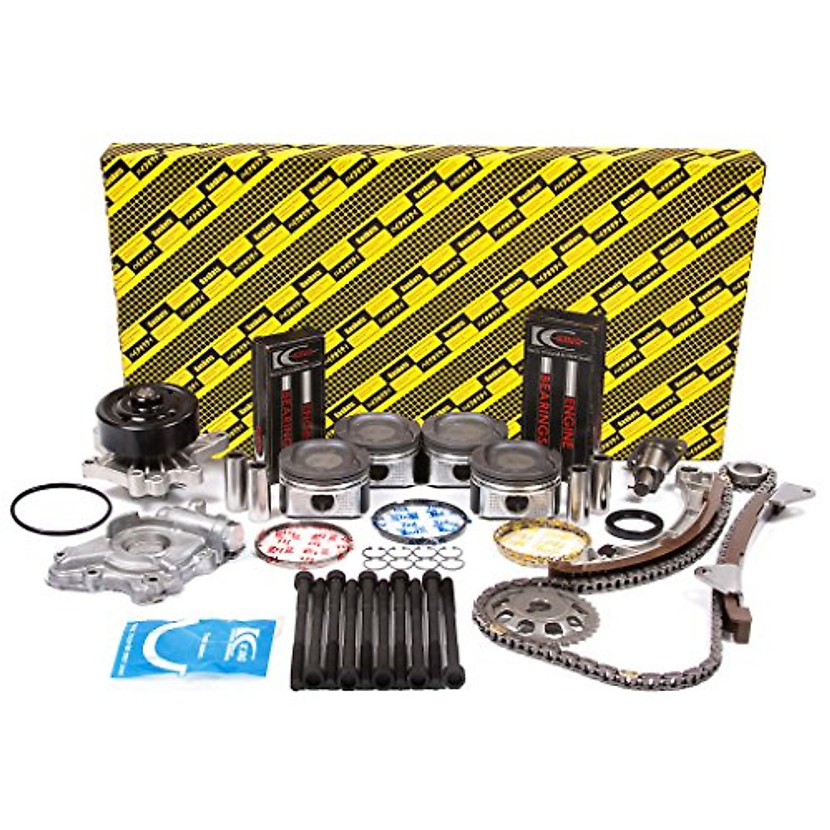 Evergreen OK2024LM/0/0/0 Fits 00-08 Toyota Chevrolet VVT-i 1.8L DOHC 16V 1ZZFE Master Overhaul Enigne Rebuild Kit