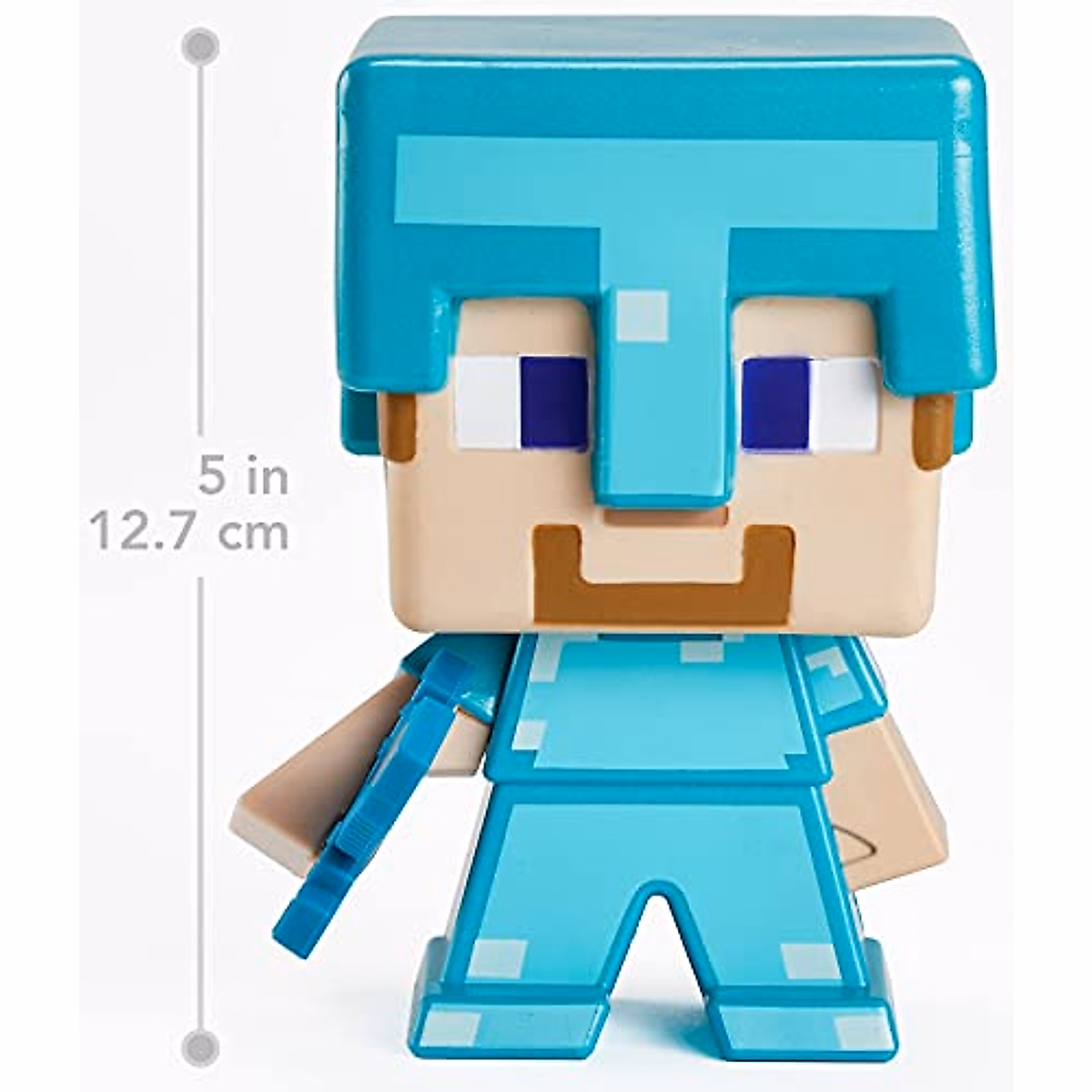 Mattel Minecraft 2021 Special Edition Figure – Large-Sized Steve in Diamond Armor for Minecraft Live Festival, Action Toy for Kids Ages 6 Years and Older