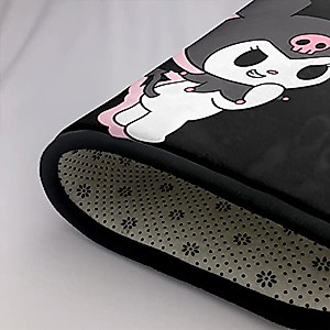 ORPJXIO Area Rugs Kuromi Anime My Melody Fluffy Carpet for Bedroom Living Room Dorm Home Decor Anti-Slip Floor Rug 60 x 39 Inch