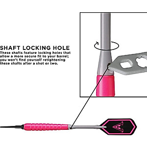 Viper V Glo Soft Tip Darts, Pink/Grey, 18 Grams