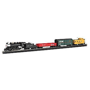 Bachmann Trains - Pacific Flyer Ready To Run Electric Train Set - HO Scale