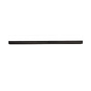InPlace 72 in W x 8.50 in D x 2.75 in H Black Floating Bracket Shelf with Edge (9603018E)