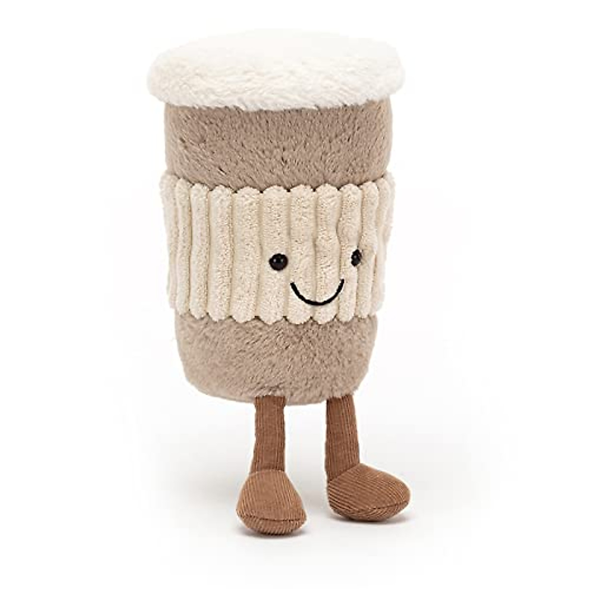 Jellycat Amuseables Coffee-to-Go Stuffed Toy, 6 inches | Drink Plush | Fun Gift Idea