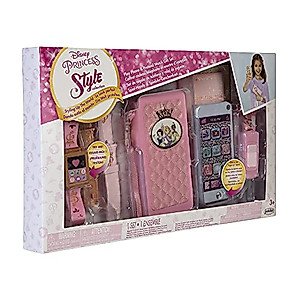 Disney Princess Style Collection Role Play Set with Toy Smartphone and Watch for Girls [Amazon Exclusive]
