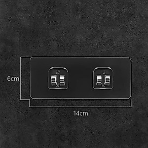 2 PCS Shower Caddy Adhesive Sticker Replacement Hook,Strong Sticker Hooks for Corner Shower Caddy Basket Shower Rack Wall Hanging,Kitchen Shower Organizer Accessories,No Drilling