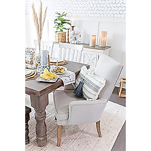 Mud Pie Tassel Fringe Pillow, Lumbar