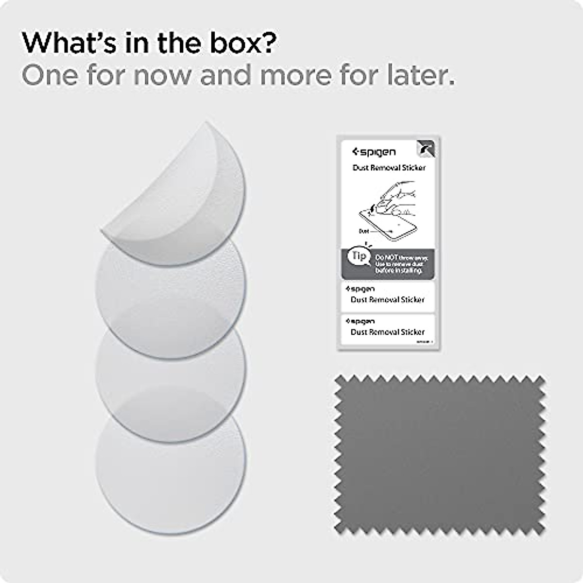 Spigen Protective Film [AirSkin Shield] designed for AirTag (2021)(4 Front) - Clear Matte