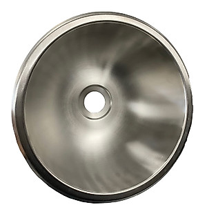 classAcustoms Class A Customs | 13inches Round Stainless Steel Sink | 300 Series Stainless Steel | RV Camper Motor Home Sink | Concession Sink | 22 Guage