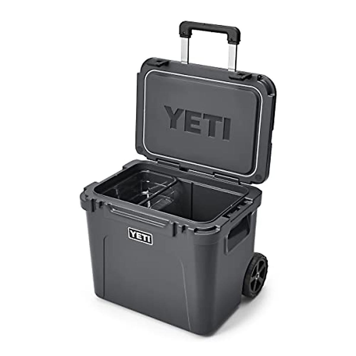YETI Roadie 60 Wheeled Cooler with Retractable Periscope Handle, Charcoal