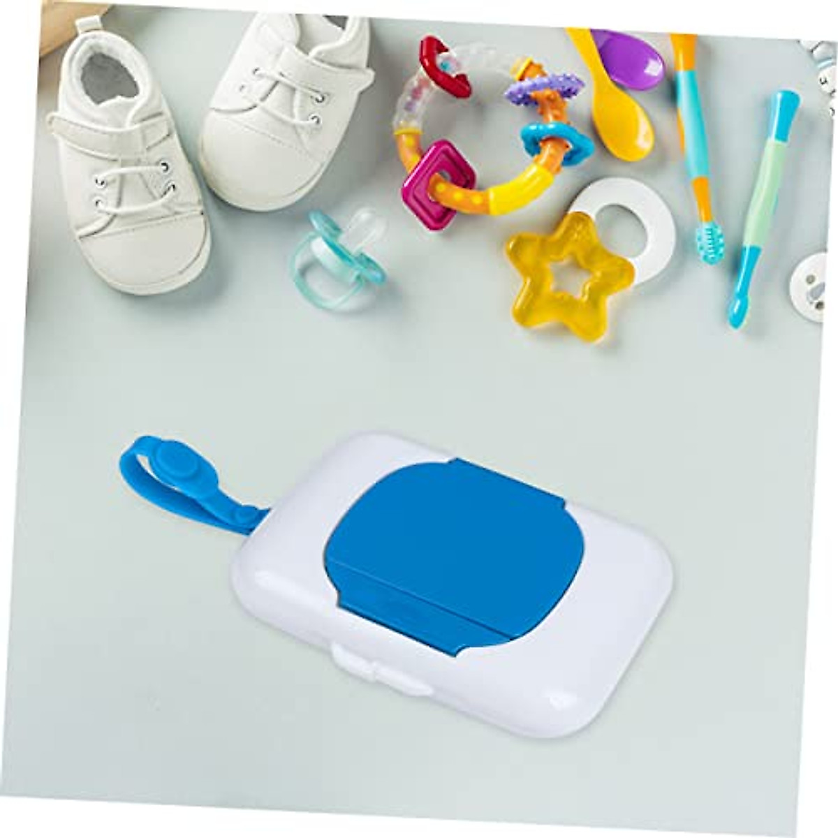 Cabilock 2Pcs wet tissue case outdoor wet wipe dispenser wipe warmer stroller baby holder pacifier wipes diaper tissue box wipes container storage box travel wipes case wet wipes