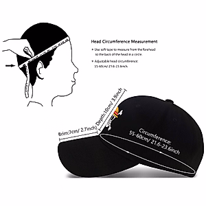 Roffatide Anime Luffy Straw Hat Crew Baseball Cap Adjustable Embroidered Cotton Baseball Hat for Men Women Black