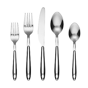 Cambridge Marvel Piece Flatware Set With Hanging Rack, 20 Count, No Color
