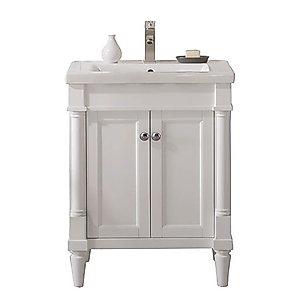 Legion Furniture Indoor Home Decorative Bathroom/Washroom/Kitchen 24" White Sink Vanity