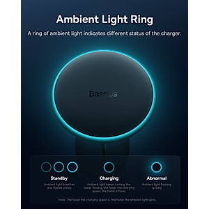 for Magsafe Car Mount Charger, [All in One] Baseus 15W Fast Charging Phone Mount for Car Vent, Magnetic Wireless Car Charger with 40W USB A Car Charger and Cable for iPhone 15 14 13 12 Pro Max Plus