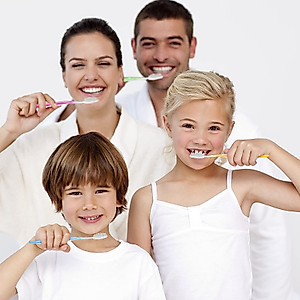 250 Pcs Disposable Toothbrushes Individually Wrapped Toothbrushes Bulk Travel Size Toothbrush Soft Bristle Tooth Brushes Set Medium Manual Packaged Toothbrushes for Adult Kid Hotel Toiletries, 5 Color