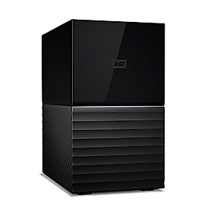 Western Digital 28 TB My Book Duo Desktop RAID USB 3.1 External Hard Drive and Auto Backup Software, Black