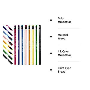 60 Pcs Inspirational Pencils Personalized Pencils with Name Cute Pencils Motivational Pencils for Student Color Changing Mood Pencils Heat Activated Pencils for Kids School (Multicolor)