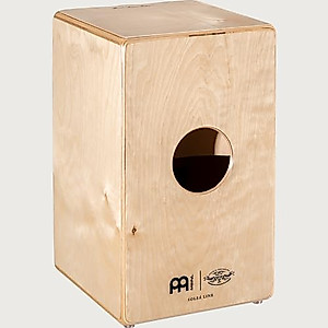 Meinl Artisan String Cajon with Ebony Burst Frontplate / Baltic Birch Body - MADE IN SPAIN - Soleá Line, 2-YEAR WARRANTY (AESLEYB)