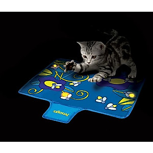 Catstages Nighttime Interactive Quiet Cat Toy, Glow Firefly Mat