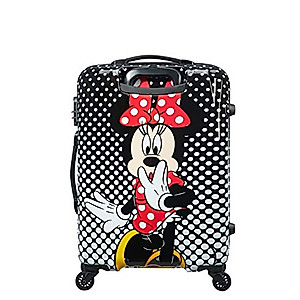 American Tourister Unisex-Adult's Children's Luggage, Multicolour (Minnie Mouse Polka Dot), M (65 cm-62.5 L)