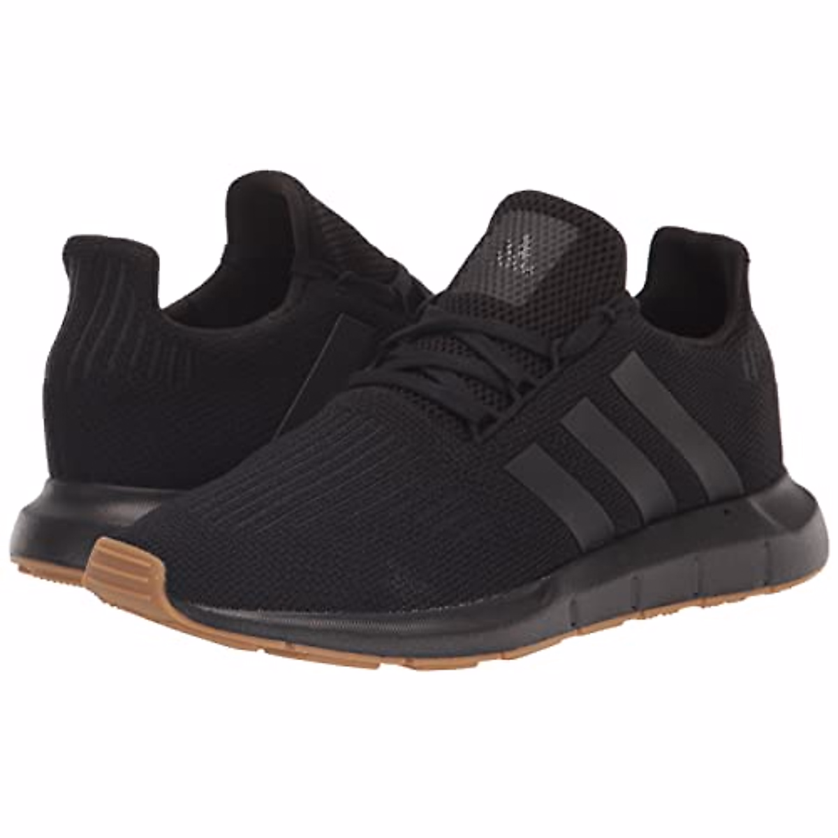 adidas mens Swift Run Core Black/Core Black/Core Black 10.5