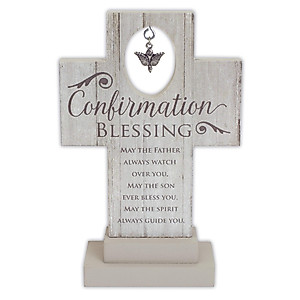 Cathedral Art Standing Cross-Confirmation Blessing, One Size, Multicolored
