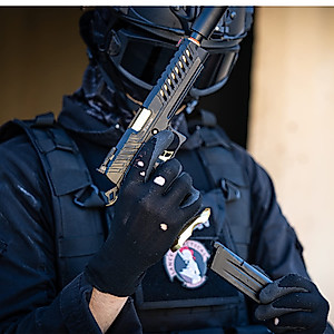 Lancer Tactical Knightshade Hi-Capa Gas Blowback Full Metal Airsoft Pistol-330 FPS