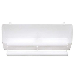 Pet Water Feeder Cup, 2 Pieces Bird Food Bowl Cups White Bird Water Dispenser for Poultry Pigeon Quail Cage