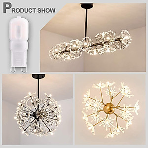 Velouer G9 LED Bulb Dimmable 3W, 25W Halogen Equivalent, 3000K Soft Warm White, 120V No-Flicker, Chandelier Lighting 270LM (10 Pack)