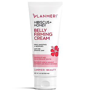 Lanmeri Hibiscus and Honey Belly Firming Cream for Skin Smoothies Firm Refine Body, Thighs and Belly Skin Tightening Cream for Women & Men, 120ML
