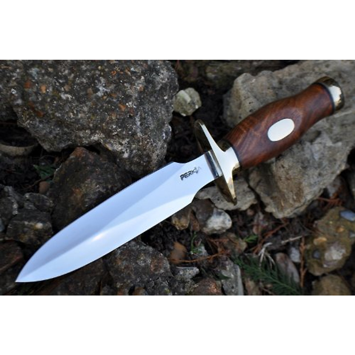 Perkin - Fixed Blade Hunting Knife With Sheath For Belt - JES