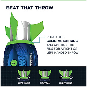 Aerobie Sonic Fin Football, Aerodynamic Russel Wilson Foam Football Toy, Outdoor Games for Kids and Adults Aged 8 and Up