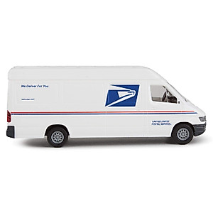 Walthers SceneMaster United States Postal Service Delivery Van, HO Scale, 1 Count (Pack of 1), Black