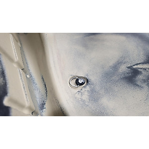 12 Pack of Fishing Rigging D-Ring Kayak with 304 M6 Screw Kit for Boat Canoe Kayak,Give Free Install Tools (Ellipse)