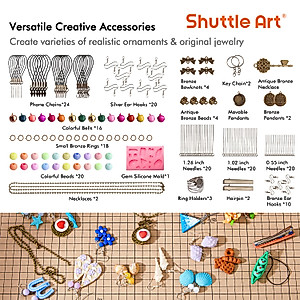 Polymer Clay, Shuttle Art 82 Colors Oven Bake Modeling Clay, Creative Clay Kit with 19 Clay Tools and 16 Kinds of Accessories, Non-Toxic, Non-Sticky, Ideal DIY Art Craft Clay Gift for Kids Adults
