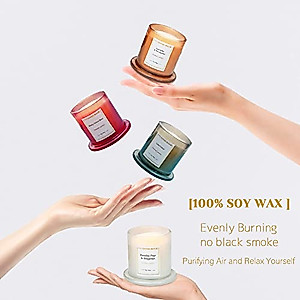 ASYOUWISH Aromatherapy Candles Gift Set for Women, Pomegranate Fragrance, Soy Wax Candles for Home, Holiday Candles Gift, Aromatherapy Candle for Women, 5.29oz 40 Hours Burning, Home Fragrance