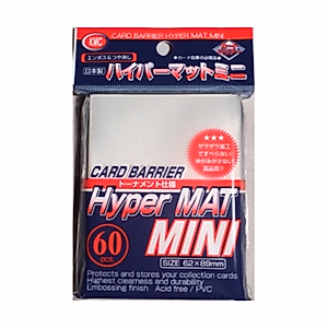 KMC Sleeves MHM1577 Deck Protectors Mini Hyper Clear44; Pack - 60