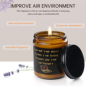 Funny Gifts for Men, Light Me When You Want A BJ Candle - Naughty Gifts for Men Valentines Day Anniversary Birthday Gifts for Husband Fiance Boyfriends Gifts