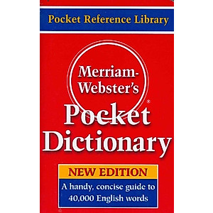 Merriam-Webster's Pocket Dictionary, Newest Edition, (Flexi Paperback) (Pocket Reference Library)