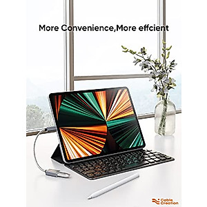 CableCreation USB to USB C Adapter(0.5FT/0.15M), USB C OTG Cable,Type C to USB A Female Connector Compatible with MacBook Pro Air,iPad Mini/Pro,XPS,Galaxy S22