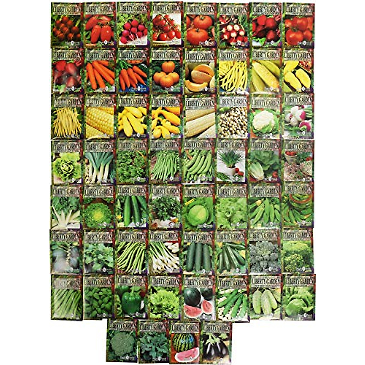 Set of 60 Premium Variety Herbs and Vegetables - Deluxe Garden Choices for Premium Gardening! (60 Premium Seeds)