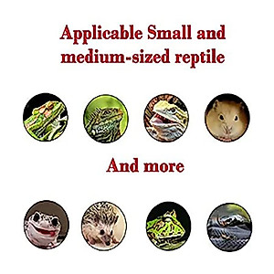 Reptile Carrier, Adjustable Small Animal Sling Carrier for Bearded Dragons Lizards