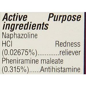 Allergy Eye Drops by Bausch & Lomb, for Itch & Redness Relief, 15 mL