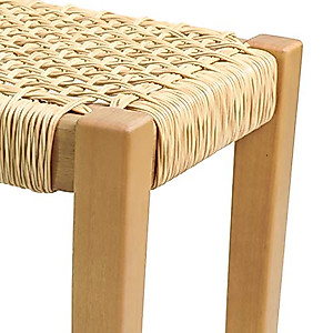 Christopher Knight Home Isaac Outdoor Modern Industrial Acacia Wood Bench, Brown and Teak